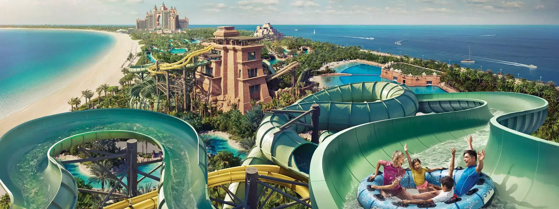 Top Facts About Water Slides Rides at Atlantis Aquaventure Waterpark Dubai